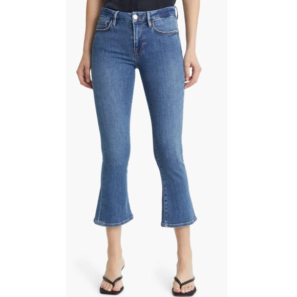 Frame Denim | Jeans | Frame Le Crop Mini Boot Cut Flare Jeans In Samson ...
